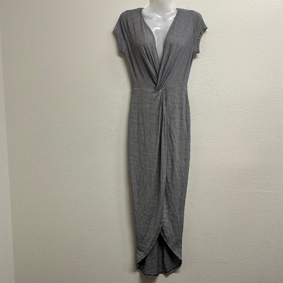 Rolla Coster | Dresses | Rolla Coster Striped Twist Front Dress | Poshmark